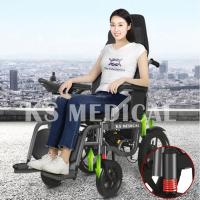 China KSM-508 Reclining High Back Power Wheelchair with 90-180 Adjustable Legrest and Backrest for sale