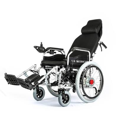 China KSMED KSM-508 Electric Reclining Wheelchair High Back 90-180 Adjustable Legrest 12-22 Inch Wheel for sale
