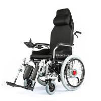 China KSMED KSM-508 Electric Wheelchair High Back Reclining 90-160 Degree Adjustable 12AH Battery for sale
