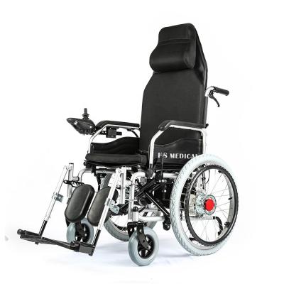 China KSMED KSM-508 Electric Wheelchair High Back Reclining 90-160 Degree Adjustable 12AH Battery for sale