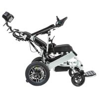 China KSM-601 Electric Wheelchair for Disabled with Reclining Backrest 24V 12Ah Li-ion Battery 130kg Capacity for sale