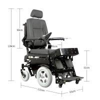 China KSM-311 Electric Standing Wheelchair 150kg Capacity 30km Range Heavy Duty Reclining All Terrain Mobility for sale