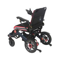 China Remote Control Automatic Folding Electric Wheelchair 28kg Lightweight Power Wheelchair 15km Range for sale