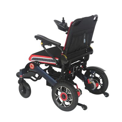 China Remote Control Automatic Folding Electric Wheelchair 28kg Lightweight Power Wheelchair 15km Range for sale