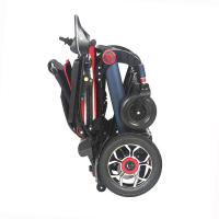 China KSM-605 Auto Folding Electric Wheelchair 24V 250W Motor 15km Range Remote Control Lightweight Aluminum for sale
