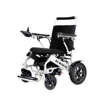China Lightweight Foldable Electric Wheelchair 601 with 24V Lithium Battery 250W Motor for Elderly Travel for sale