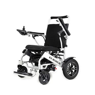 China Foldable Tilt in Space Electric Wheelchair KSM-601 130kg Capacity 15km Range Aluminum Alloy for sale