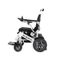 China KSM-601 Foldable Electric Wheelchair 24V 250W Motor Lightweight Aluminum Alloy with Remote Control and Shopping Bag for sale