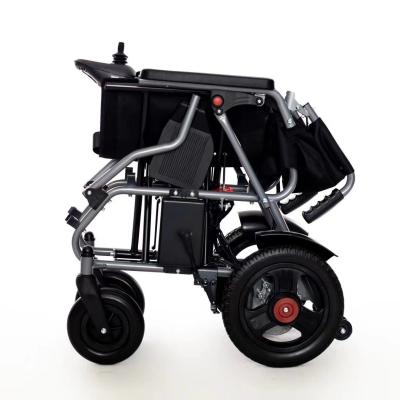China KSM-506 Electric Folding Wheelchair 250W Motor 24V Lead Acid Battery Lightweight Portable Power Wheelchair for sale