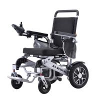 China KSM-606 Foldable Lightweight Electric Wheelchair 24V 12Ah Li-ion Battery 150kg Capacity for sale