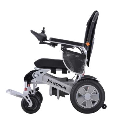 China KSM-606AF Automatic Folding Portable Electric Wheelchair 24V 250W Remote Control Lightweight Power Wheelchair for sale