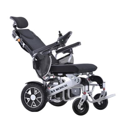 China KSM-606AR Automatic Reclining Electric Wheelchair Folding Power Chair 150kg Capacity 15-25km Range for sale