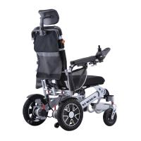 China KSM-606AR Foldable Electric Power Wheelchair 150kg Capacity 24V Li-ion Battery Recliner for sale