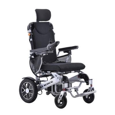 China KSM-606AR Auto Adjust Backrest Ergonomic Electric Wheelchair Foldable 24V 250W Power Wheel Chair for sale