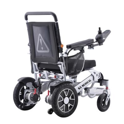China KSM-606 Medical Aluminum Lightweight Electric Power Wheelchair 24V 250W 15-25KM Range for sale