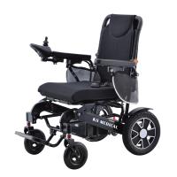 China KSM-606 Foldable Lightweight Electric Wheelchair 24V 250W Motor for Elderly Seniors 150kg Capacity for sale