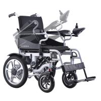 China KSM-501P Folding Electric Wheelchair 24V 250W Motor 150kg Capacity for Disabled for sale