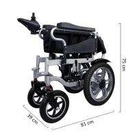 China KSM-501P Folding Electric Wheelchair 24V 250W Motor 150kg Capacity for Disabled for sale