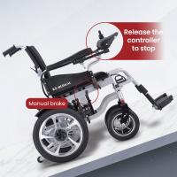China KSM-501P Folding Electric Wheelchair 24V 250W Motor 150kg Capacity for Disabled for sale