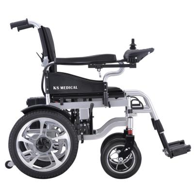 China KSM-501P Folding Electric Wheelchair 24V 250W Motor 150kg Capacity Smart Drive for sale