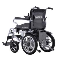 China KSM-501P Folding Electric Wheelchair 24V 250W Motor 150kg Capacity Smart Drive for sale