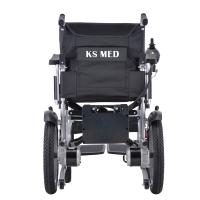 China KSM-501P Folding Electric Wheelchair 24V 250W Motor 150kg Capacity 15-25km Range for sale