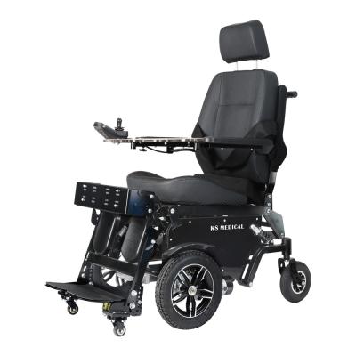 China KSM-311 Electric Standing Wheelchair Heavy Duty Rehab Wheelchair 150kg Load 30km Range for sale
