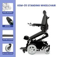 China KSM-311 Electric Standing Wheelchair Heavy Duty Rehab Wheelchair 150kg Load 30km Range for sale