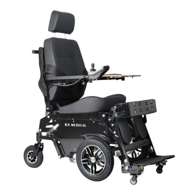 China KSM-311 Electric Standing Wheelchair Heavy Duty Power Reclining 150kg Capacity 24V Motorized for sale