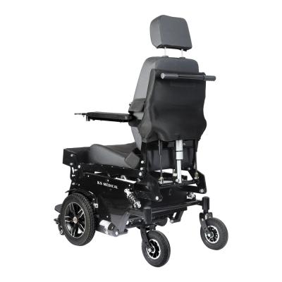 China KSM-311 Electric Standing Wheelchair 150kg Capacity 30km Range Reclining Foldable All Terrain Power Wheelchair for sale
