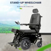 China KSM-311 Electric Standing Wheelchair 150kg Capacity 30km Range Heavy Duty Power Wheelchair for sale