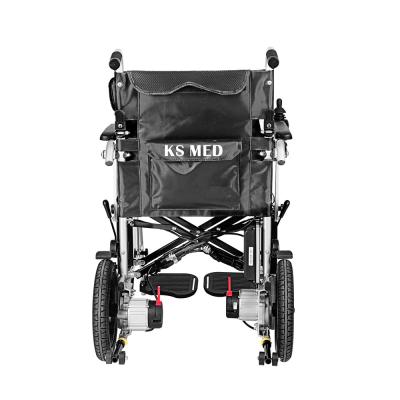 China KSM-509 Lightweight Electric Wheelchair 19.5kg Foldable 24V 12Ah Li-ion Battery 120kg Capacity for sale