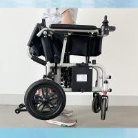 China KSM-509 Lightweight Electric Wheelchair 19.5kg Foldable 24V 12Ah Li-ion Battery 120kg Capacity for sale
