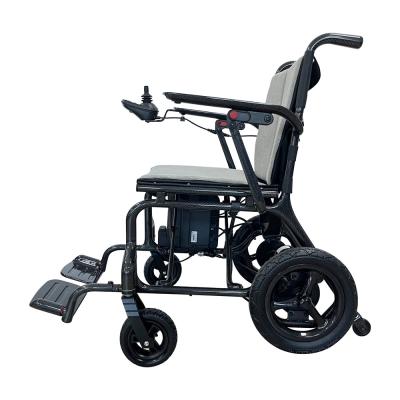China KSM-509 Carbon Fiber Electric Wheelchair 14.5kg Foldable Lithium Battery 24V 6Ah for sale