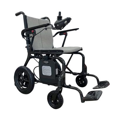 China KSM-507 15kg Carbon Fiber Ultralight Electric Wheelchair 6km/h 24V Li-ion Battery for Travel for sale