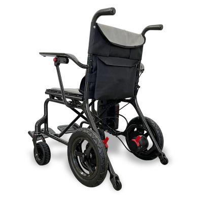 China Carbon Fiber Electric Lightweight Wheelchair 14.5kg 24V 6Ah Li-ion Battery for Elderly Travel CE Approved for sale