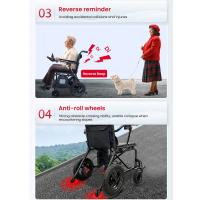 China Carbon Fiber Electric Wheelchair KSM-507 Foldable 14.5kg with 24V 6Ah Lithium Battery for Disabled Travel for sale