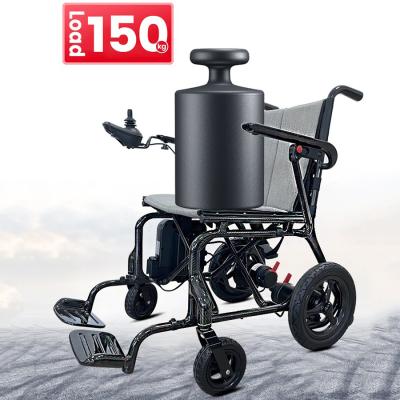 China KSM-509 Carbon Fiber Power Wheelchair 14.5kg Lightweight Portable Electric Wheelchair for Elderly Travel for sale
