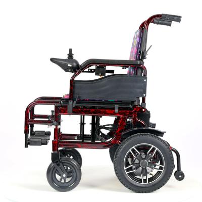 China KSM-503C Folding Electric Wheelchair for Children 24V Lithium Battery 120kg Capacity Portable Power Wheelchair for sale