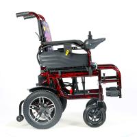 China KSM-503C Custom Children's Folding Electric Wheelchair 24V 12Ah Lithium Battery Portable Power Wheelchair for sale