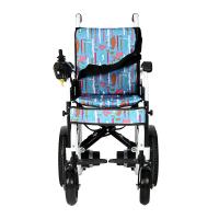China KSM-503C Custom Children's Folding Electric Wheelchair 24V 12Ah Lithium Battery Portable Power Wheelchair for sale