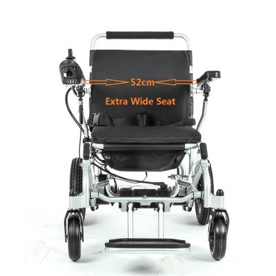 China KSM-601P Recliner Electric Wheelchair Foldable Motorized Wheelchair 52cm Seat Width 24V Li-ion Battery for sale