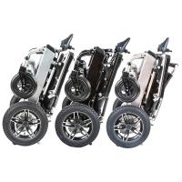 China KSM-601P Reclining Electric Wheelchair 24V Li-ion Battery 130kg Capacity Portable Power Chair with Joystick for sale