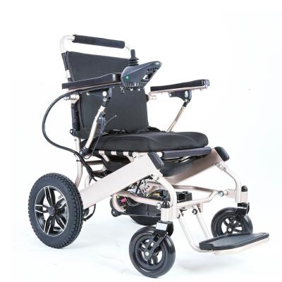 China KSM-601P Lightweight Foldable Electric Power Wheelchair 24V Lithium Battery 130kg Capacity for sale