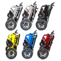 China KSM-601P Lightweight Foldable Electric Power Wheelchair 24V Lithium Battery 130kg Capacity for sale