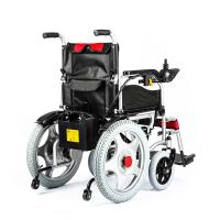 China KSM-501 Motorized 18 inch Folding Power Wheelchair 24V 250W Electric Mobility Scooter for sale