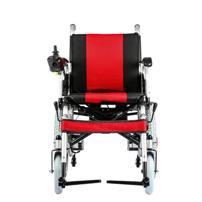 China KSM-502 Foldable Electric Wheelchair 18 inch 130kg Capacity Motorized Power Wheelchair for Adults for sale