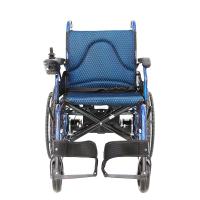 China KSM-502 24V 250W Motor Power Wheelchair Lightweight Foldable Reclining Electric Wheelchair for Disabled for sale