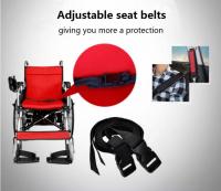 China KSM-502 24V 250W Motor Power Wheelchair Lightweight Foldable Reclining Electric Wheelchair for Disabled for sale