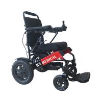 China KSM-601S 500W Brushless Motor Electric Foldable Power Wheelchair Remote Reclining for Travel 24V for sale